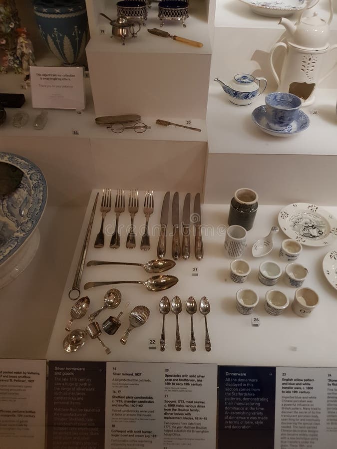 Silverware and china editorial photo. Image of london - 133284381