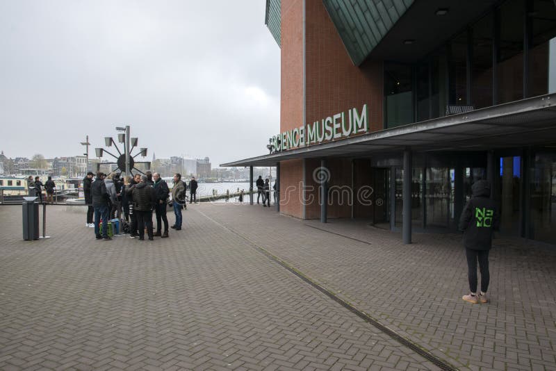 Billboard Science Museum Nemo at Amsterdam the Netherlands 2019 ...