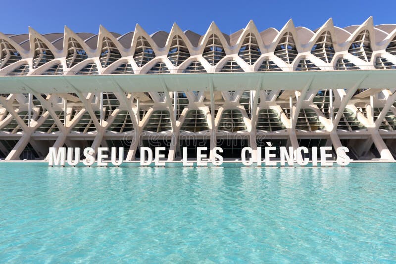 Science Museum in Valencia in the Architectural Complex of City of Arts ...