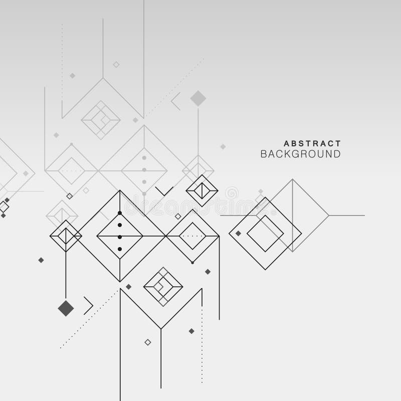 Science Network Pattern Connecting Lines And Dots On Simple Background