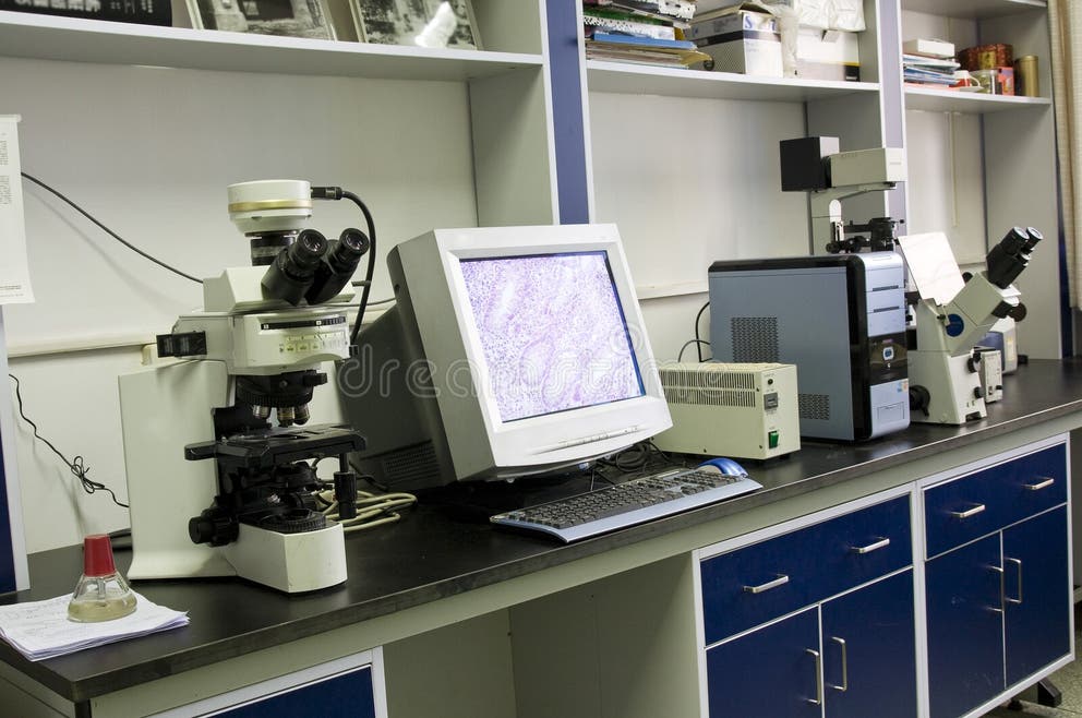 Science office stock image. Image of computer, efficiency - 14286113