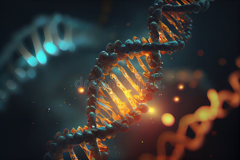 Science Original Biotechnology DNA Illustration Stock Illustration ...