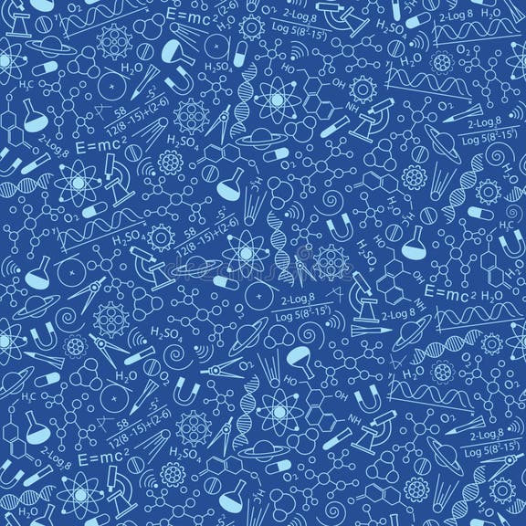 Science pattern stock vector. Illustration of magnetism - 30601251