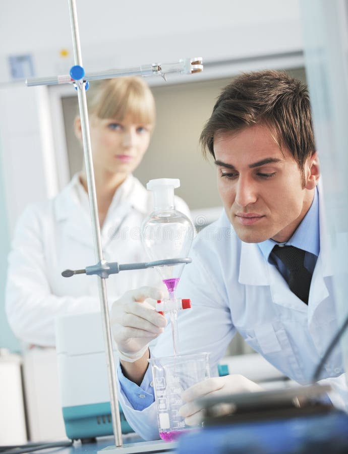 Science People in Bright Lab Stock Photo - Image of doctor, expertise ...