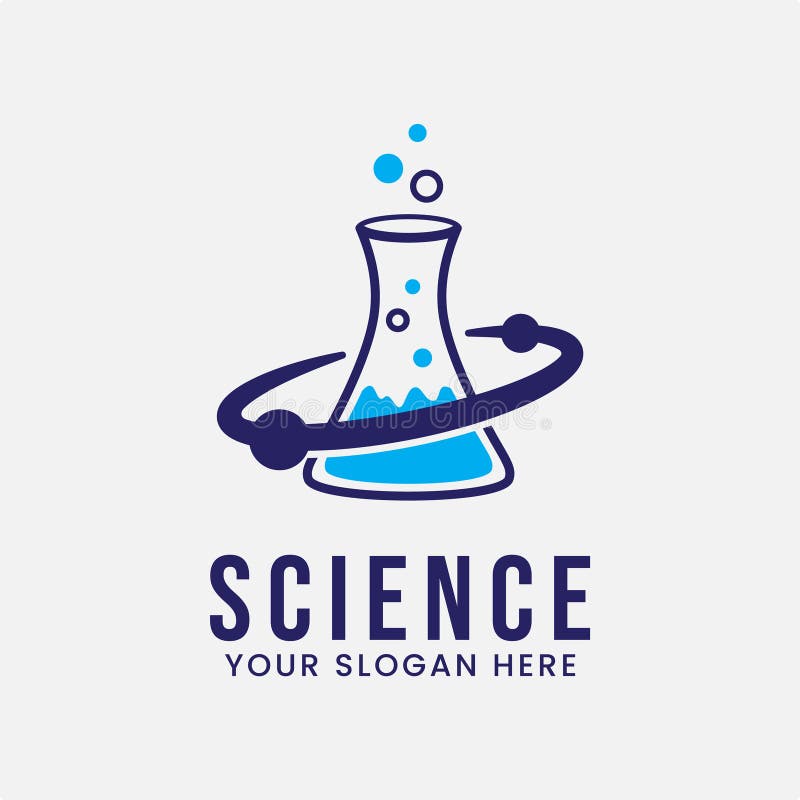 Science Planet Logo Icon Template with Laboratory Vector Illustration ...