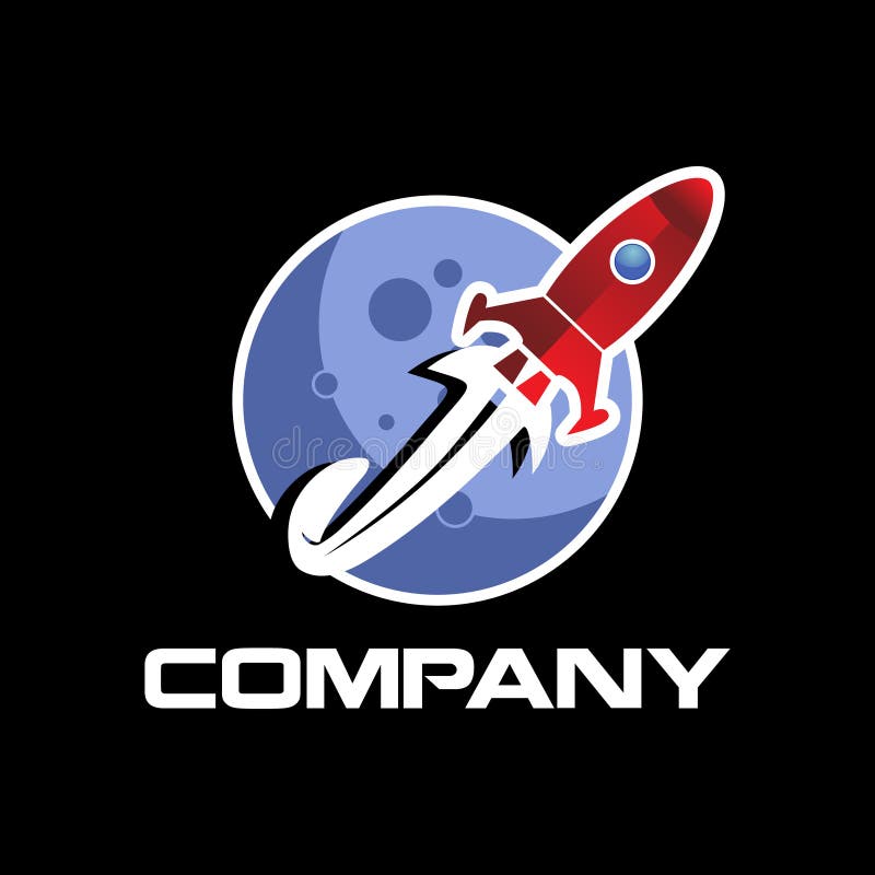 Spaceship Logo Set, Colored, Vector Stock Vector - Illustration of ...