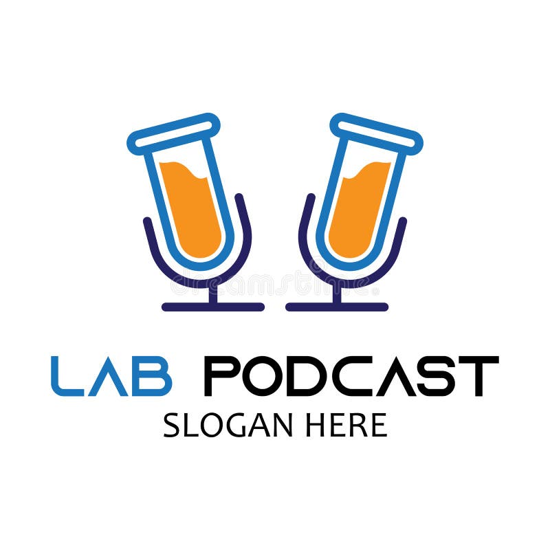 Science Podcast Icon Logo Design Element Stock Vector - Illustration of ...