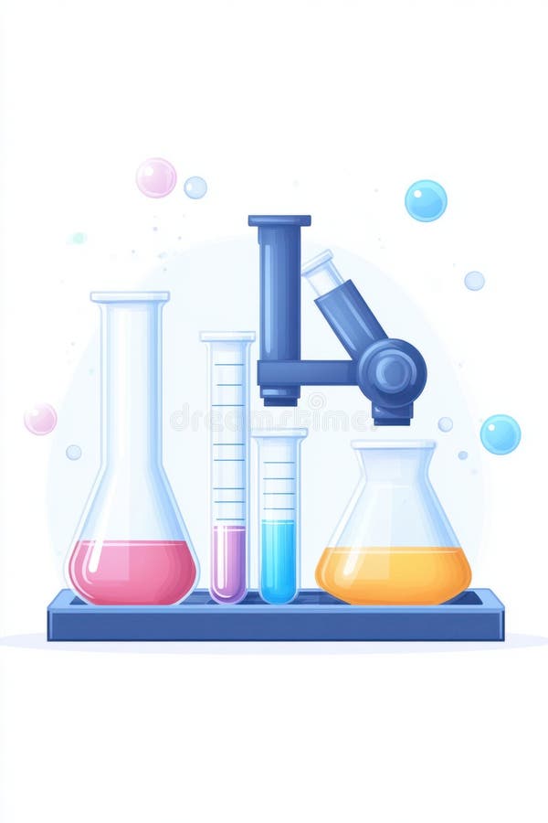 Illustrated School Science Kit Stock Illustrations – 10 Illustrated ...