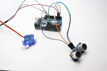Science Project Made Using Arduino Uno. Arduino Uno Development Board ...