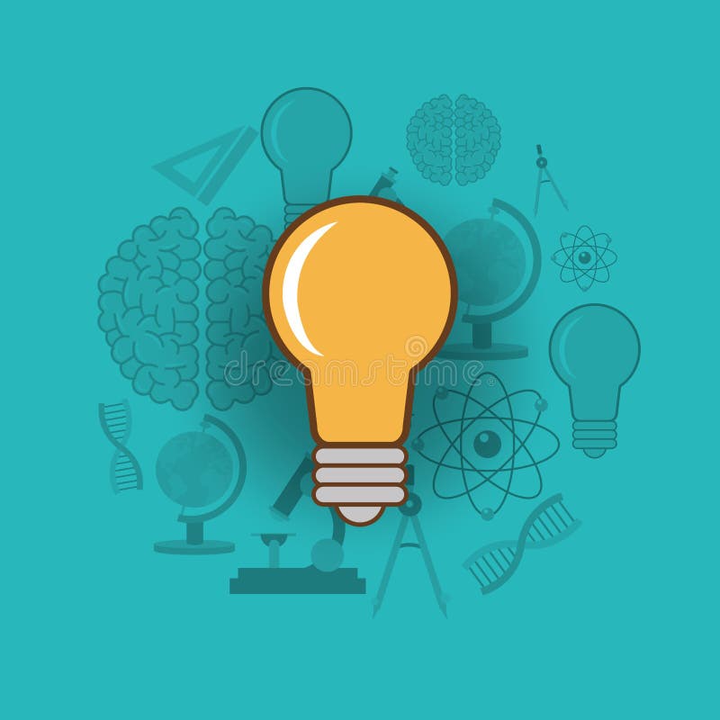 Science Related Icons Image Stock Illustration - Illustration of ...