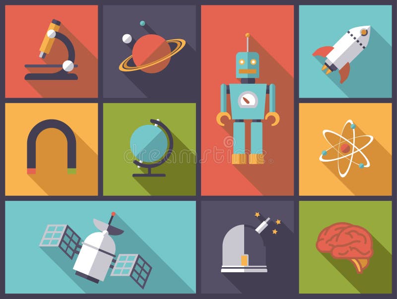 Science, Research and Engineering Vector Illustration. Stock Vector ...