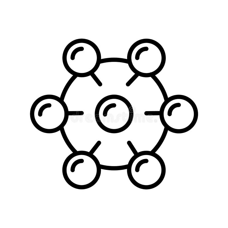 Icon Biology Flask Leaf and Soil Tube Flask Vector on Black Background ...