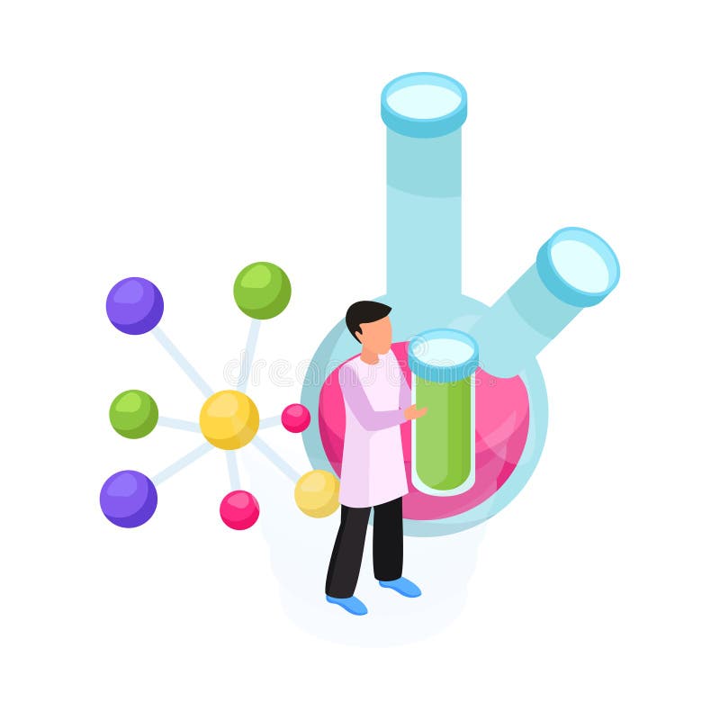 Science Research Icon stock illustration. Illustration of invention ...