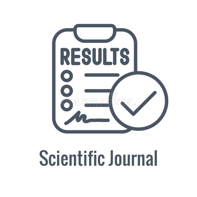 Science and Research Icon with One Part of the Scientific Process Stock ...