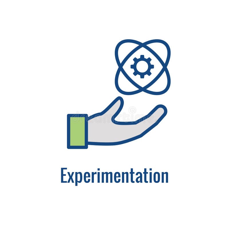 Science and Research Icon with One Part of the Scientific Process Stock ...