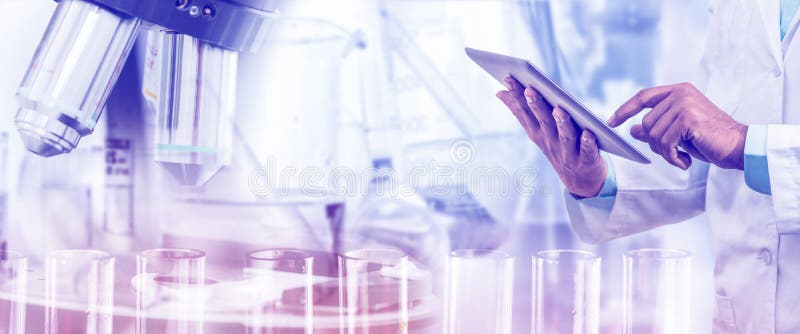 Science Research and Technology Concept. Stock Photo - Image of ...