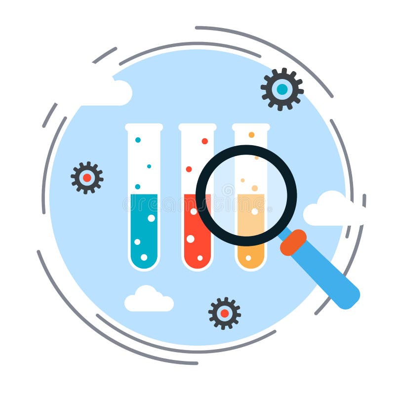 Science Research Vector Concept Stock Vector - Illustration of ...