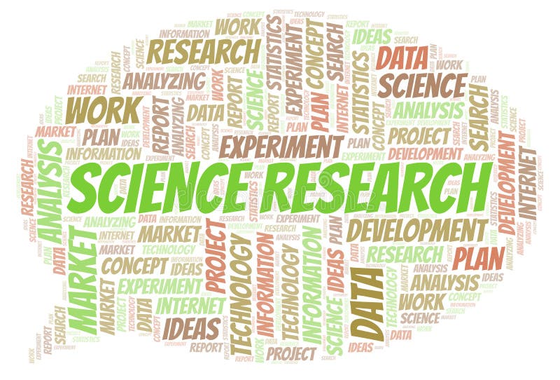 Data Science Vector Word Cloud, Made with Text only. Stock Illustration ...