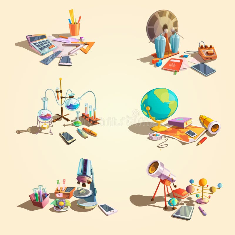 Science cartoon stock vector. Illustration of physics - 24281442