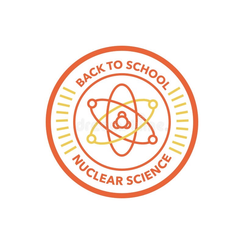 Science School Circle Sign stock illustration. Illustration of sign ...