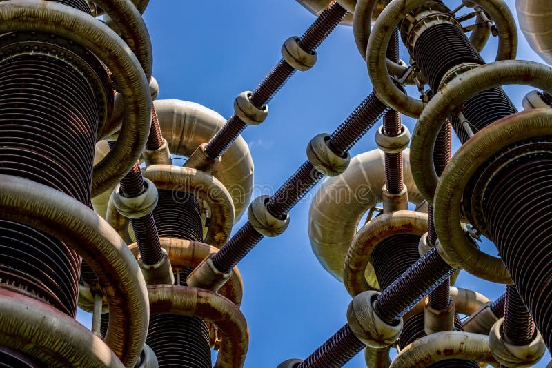 Science Setup Cascade Transformers Stock Image - Image of cascade ...