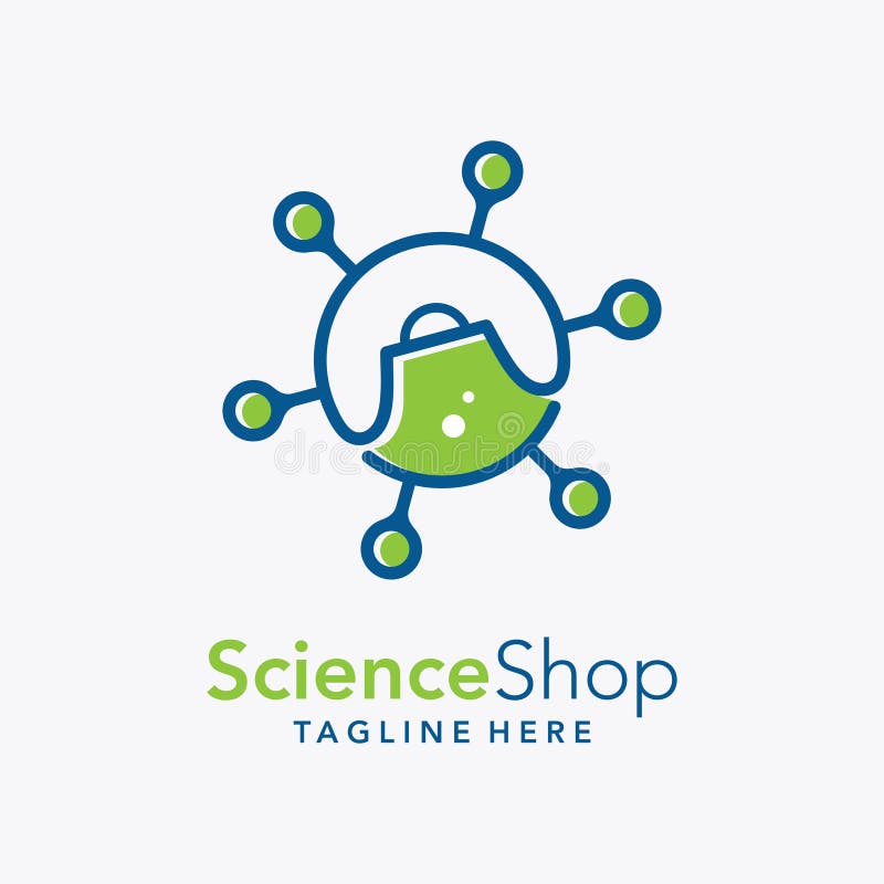 Science shop logo design stock vector. Illustration of chemistry ...