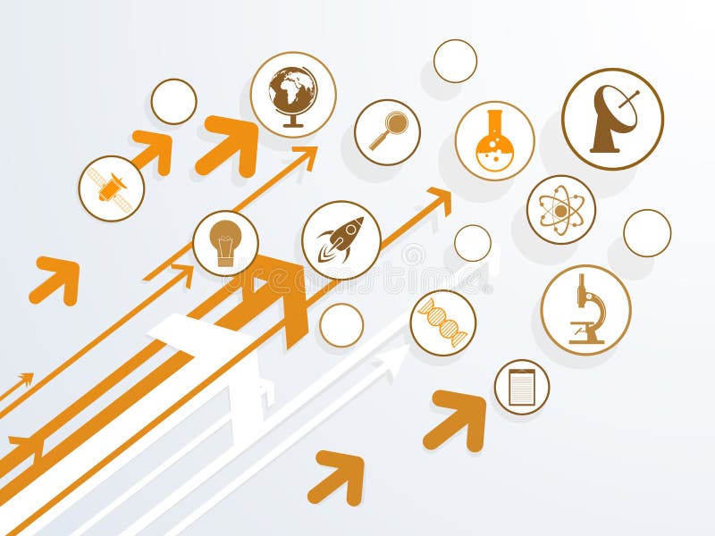 Science Signs and Symbols Set. Stock Illustration - Illustration of ...