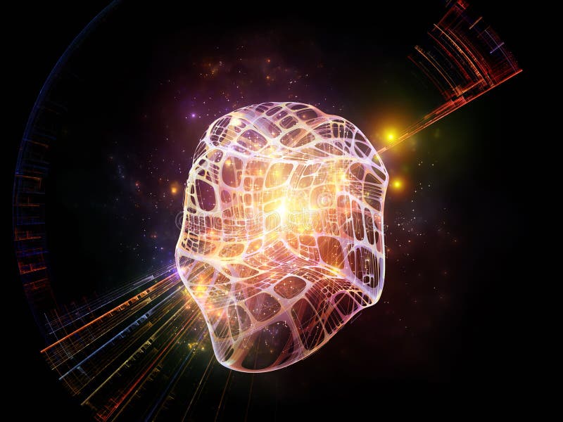 Science of Space stock illustration. Illustration of backdrop - 154366350