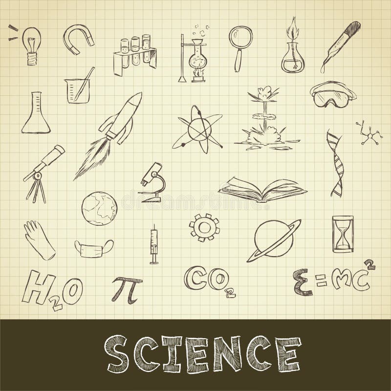 Science stuff stock illustration. Illustration of gene - 57057198