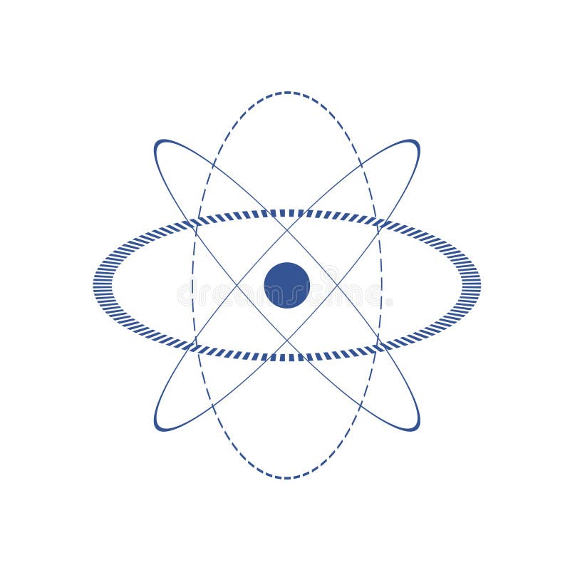 Science symbol stock vector. Illustration of model, proton - 94492615