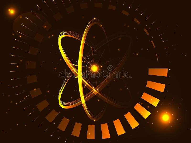 Science symbol stock vector. Illustration of gold, neon - 91306213