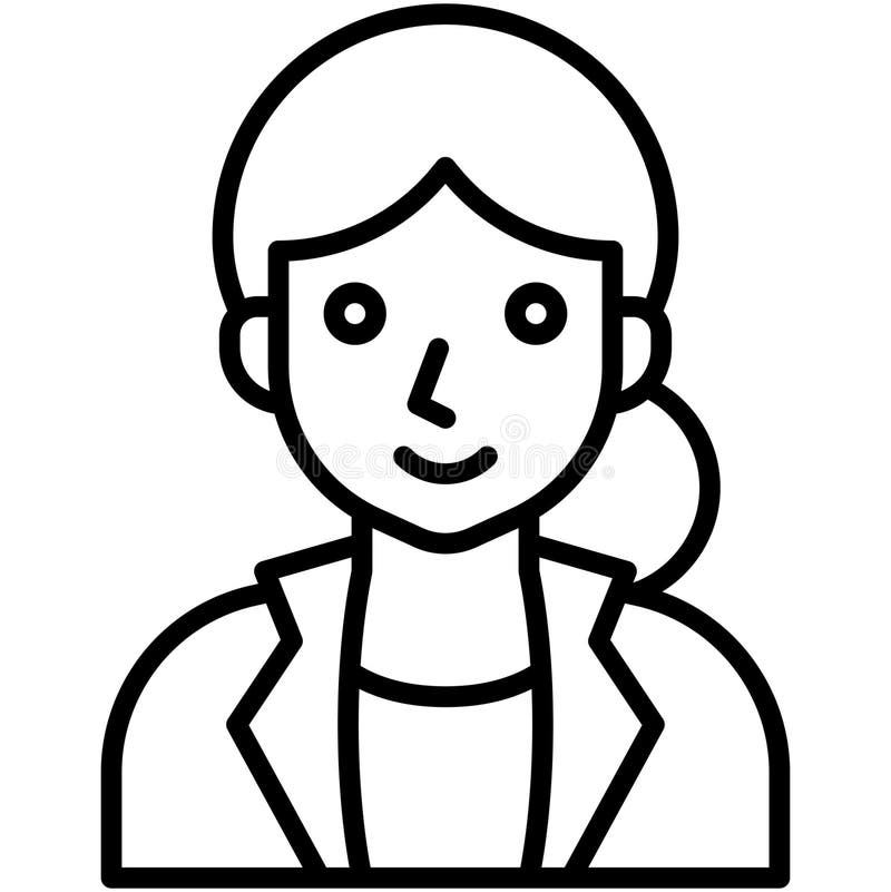 Science Teacher Icon, High School Related Vector Illustration Stock ...