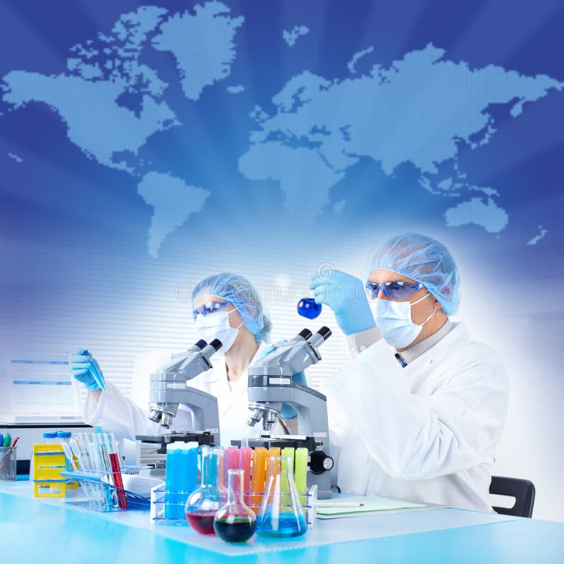 Laboratory. Science team stock photo. Image of lady, clinic - 17822292