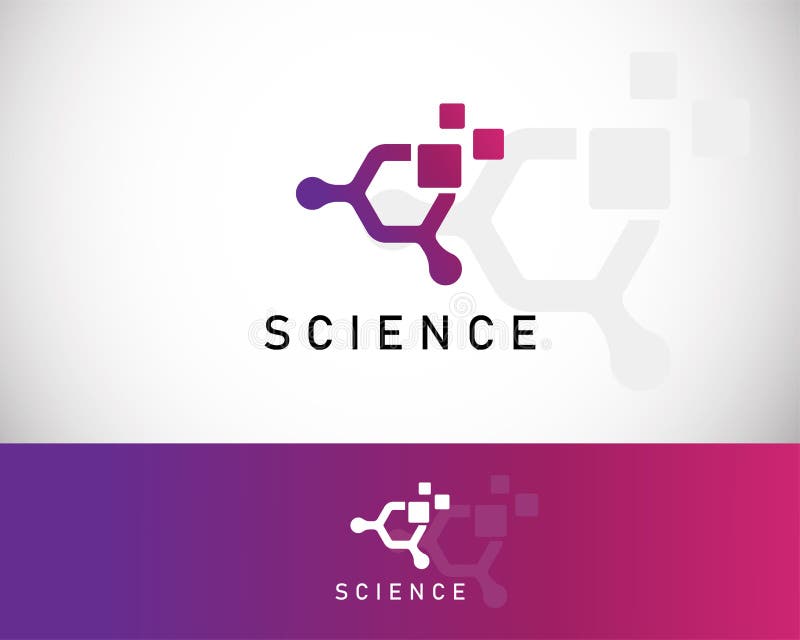 Science Tech Logo Creative Molecule Sign Symbol Design Concept Icon ...