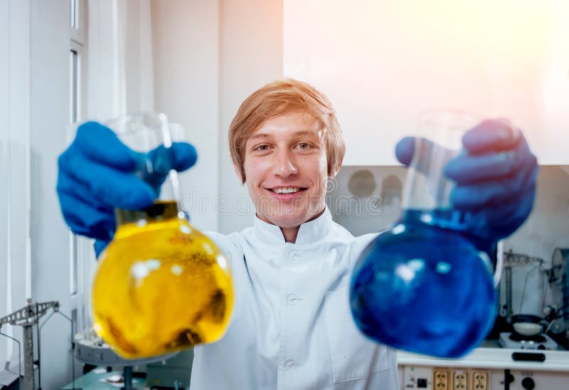 Science Technician at Work in the Laboratory. Stock Photo - Image of ...