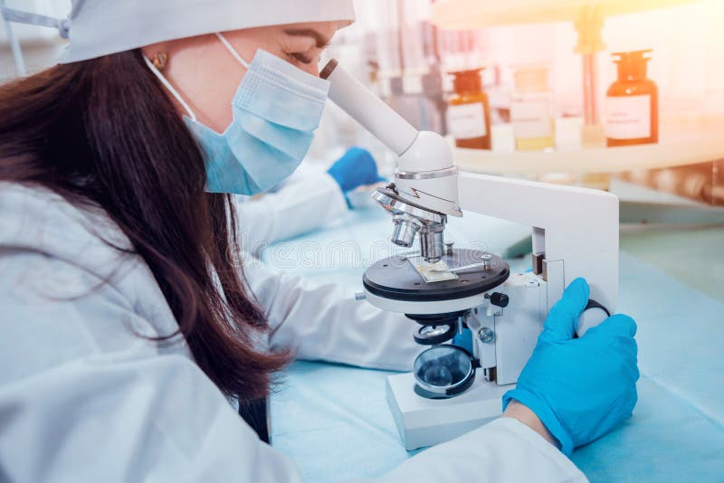 Science Technician at Work in the Laboratory. Stock Image - Image of ...
