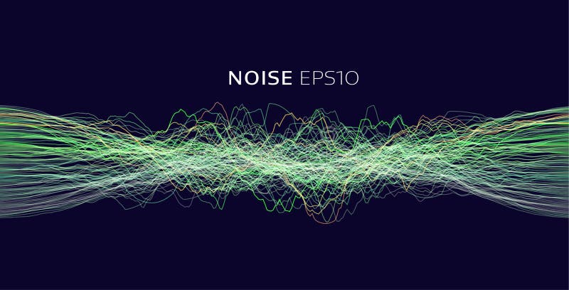 Science, Technology Background. Vector Sound Wave. Abstract Music Pulse ...