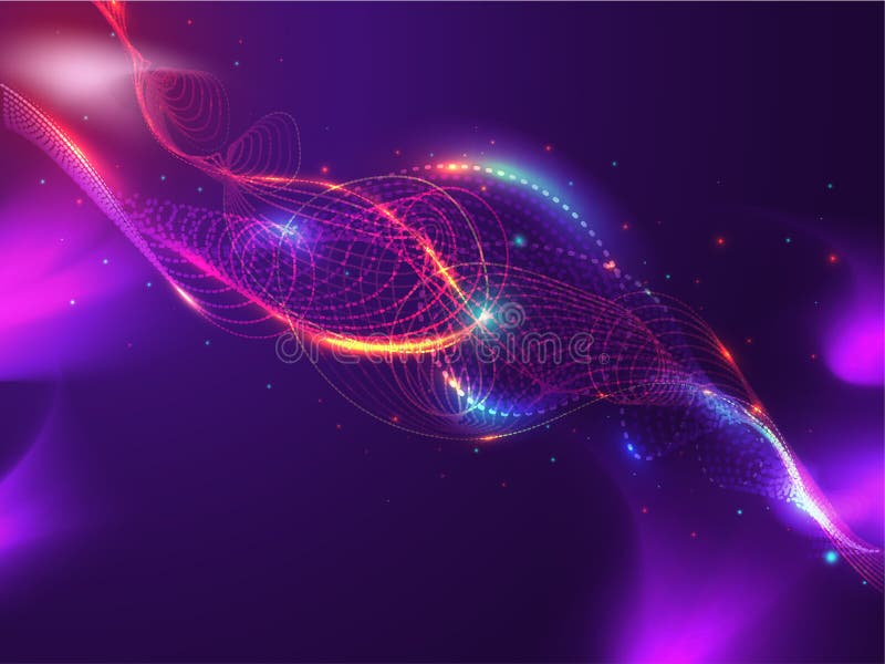 Science or Technology Concept Based Abstract Background. Stock ...