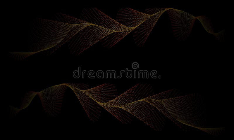 Science, Technology, and Digital Communication Concepts. Flowing Lines ...