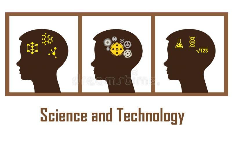 Science and technology stock illustration. Illustration of face - 56588329