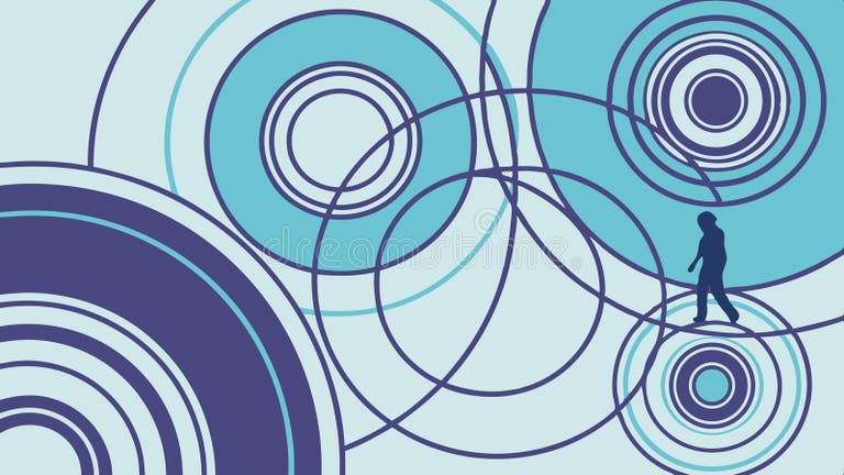 Science and Technology Illustration: Abstract Atom Structure Model ...