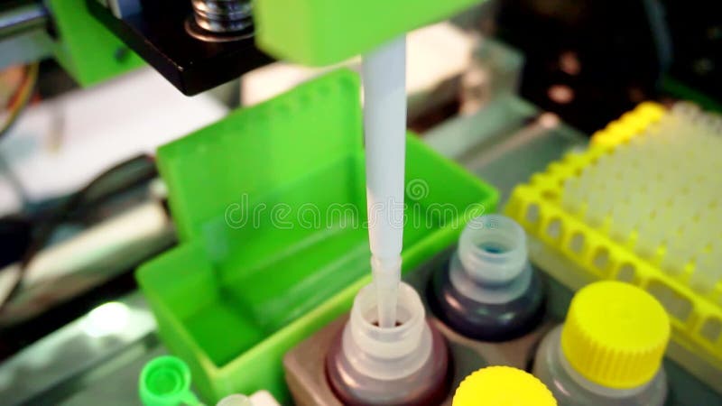 Demonstration of the Work of a Modern Automatic Substance Analyzer ...