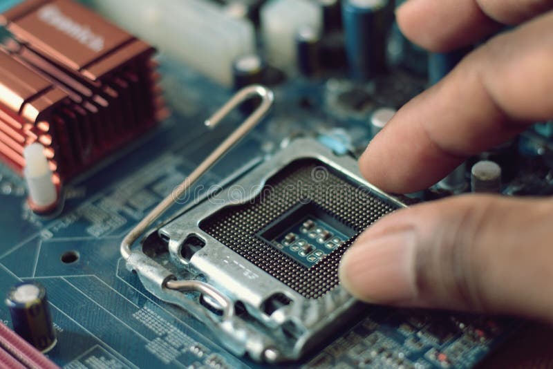 Modern Electronics and Digital Technology Concept Stock Photo - Image ...