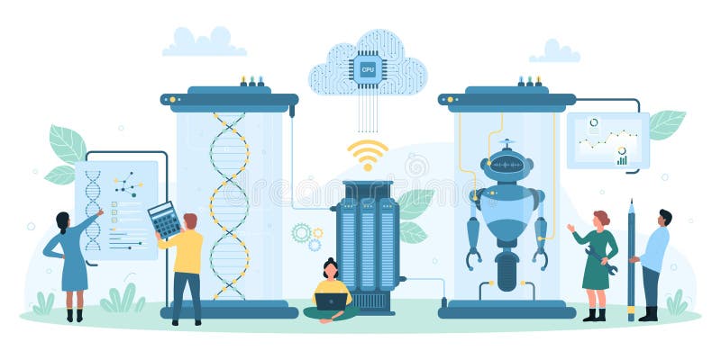 Robots Laboratory Stock Illustrations – 485 Robots Laboratory Stock ...