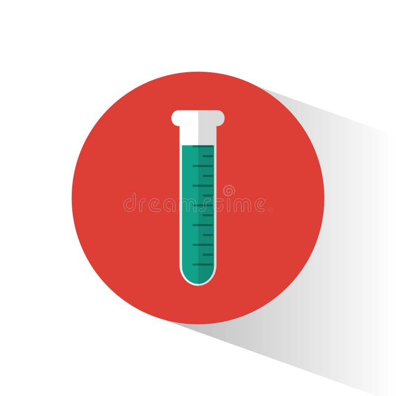 Science Testt Tube Laboratory Fluid Icon Stock Vector - Illustration of ...