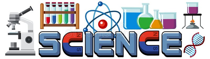 Science Big Text Dot and Dash Line Pattern Layer Overlay, Poster Banner ...