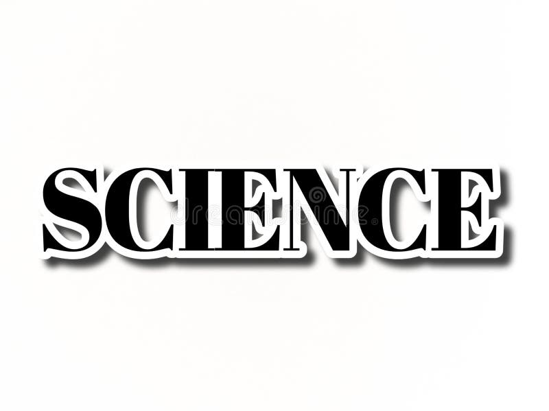 Science text stock illustration. Illustration of contour - 29391186