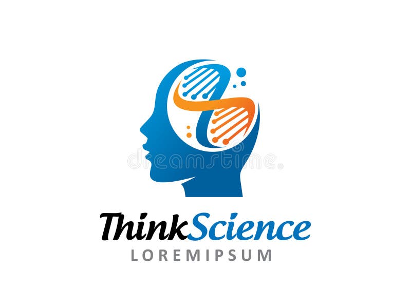 Science Thinking Logo Symbol or Icon Template Stock Vector ...