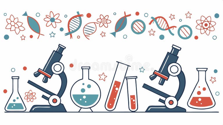 Border Design Science Equipment Stock Illustrations – 966 Border Design ...