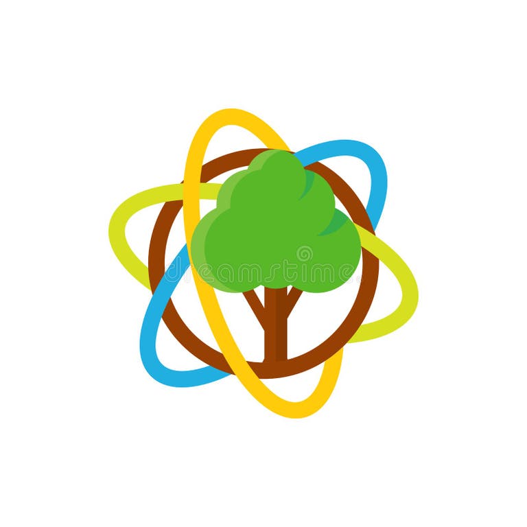 Science Tree Logo Icon Design Stock Vector - Illustration of design ...
